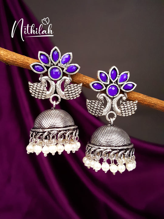 Buy Oxidised Earrings | Oxidised Jewellery Earrings – Nithilah